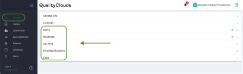 Actions To Manage Your Account Quality Clouds Documentation