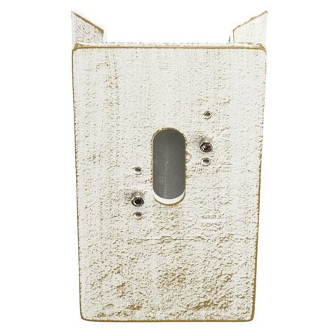 Corner Block For Outdoor Wall Lights White Gold Uk