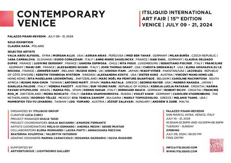 Rita Figus On Linkedin See You Soon In Venice For The Opening On The 9th Of July 24 😍