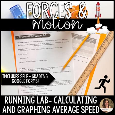 Calculating And Graphing Average Speed Running Lab Secondary Sparks