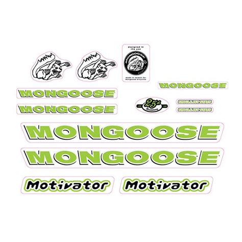 Mongoose Decals Bmx Products Usa 9