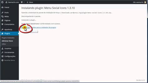 Como Inserir ícones Sociais No Menu Do Wordpress Youtube