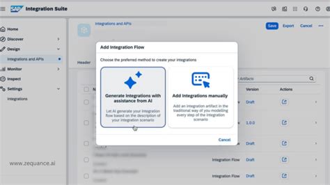 Sap Integration Suite Meets Sap Ai Accelerating Iflow Creation With Generative Ai Zequance Ai