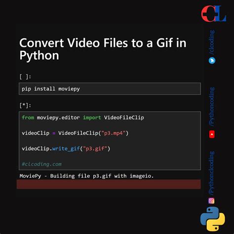 Python Coding On Linkedin Convert Video Files To A  In Python