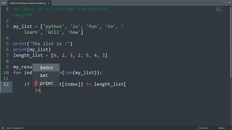 Check If All Strings Are Desired Lengths In Python Python Examples