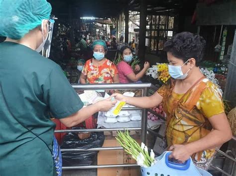 အလုံမြို့နယ်၌ ကိုဗစ် ၁၉ ရောဂါကာကွယ်ရေးအတွက် အသိပေးနှိုးဆော်ခြင်းနှင့် Mask Campaign ပြုလုပ