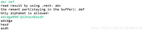 Java Scanner 用法注意事项（scanner 使用错误：exception In Thread Main Javautil