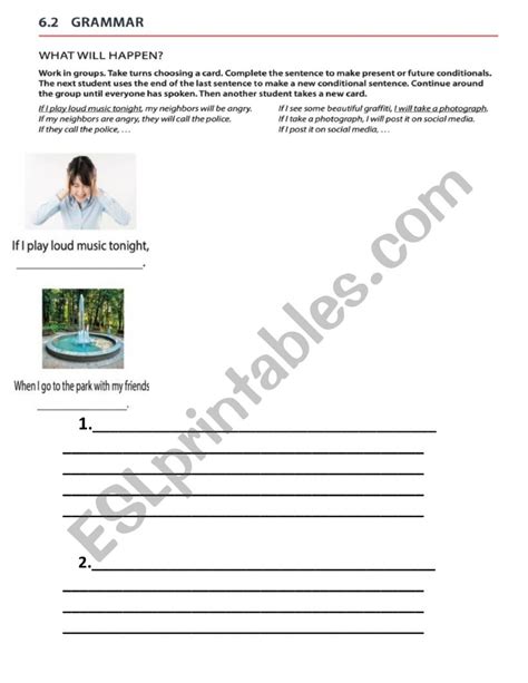 Present And Future Real Conditionals Esl Worksheet By Roxie0128