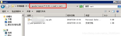 Tomcat配置ssl证书（pfx证书）tomcat配置pfx证书 Csdn博客