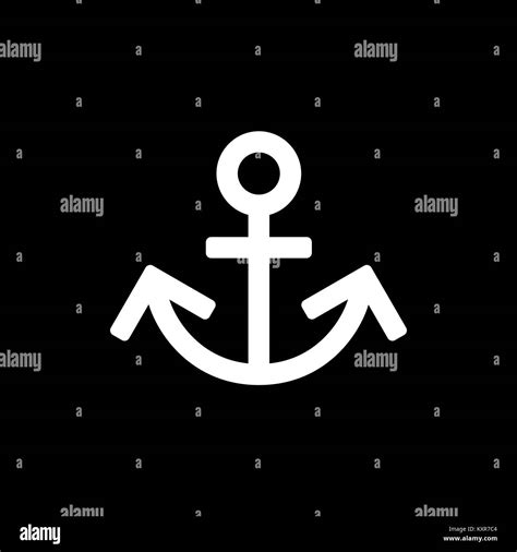 Anchor Icon For Simple Flat Style Ui Design Stock Vector Image And Art