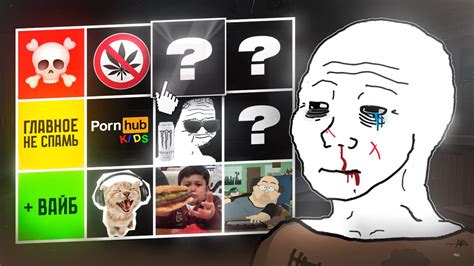 Тир Лист Зависимостей Youtube