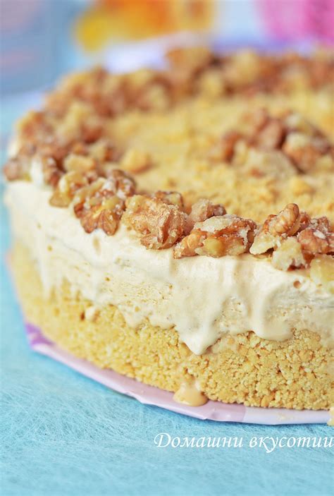 Сладоледен чийзкейк с карамел Победа