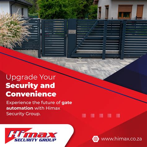 Himax Security Group On Linkedin Himaxsecurity Gateautomation Security Convenience Boksburg…