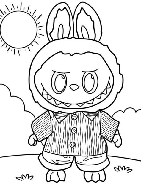 Planse De Colorat Cu Labubu Desene De Colorat