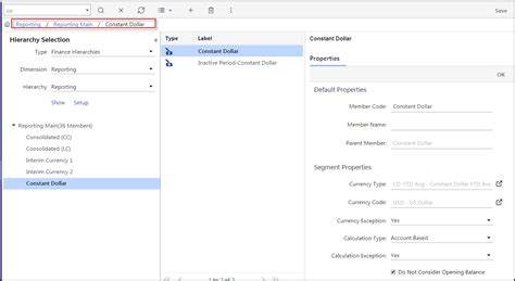 Setting Up Hierarchies