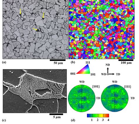 Microstructure Characteristics Of The S275 Bm A Om Micrograph