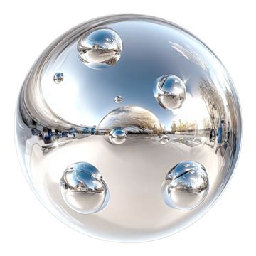Bubbles Float Gracefully Within A Clear Glass Sphere Creating Magical Effect Bubbles Float