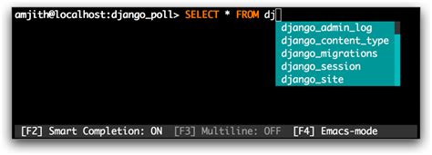 MyCLI Cliente De Terminal Para MySQL Con Autocompletado Junco TIC