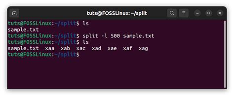 Bash Split Command Explained With Examples Foss Linux
