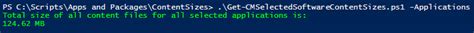 Calculate The Size Of Multiple Packages In Configmgr With Powershell