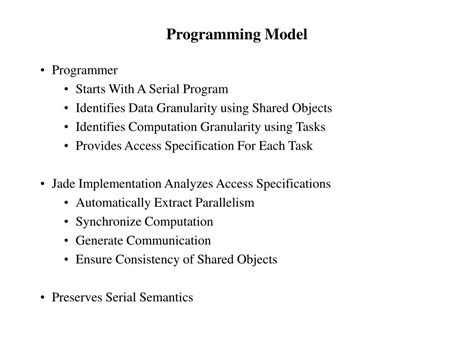 Ppt Integrated Synchronization And Consistency Protocol For Parallel Programming Powerpoint