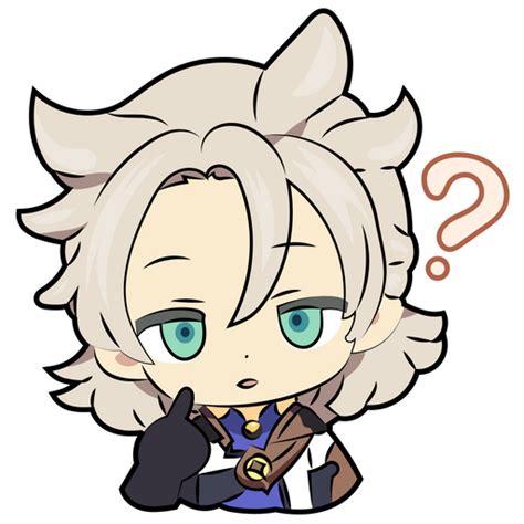 Albedo Genshin Impact Sticker