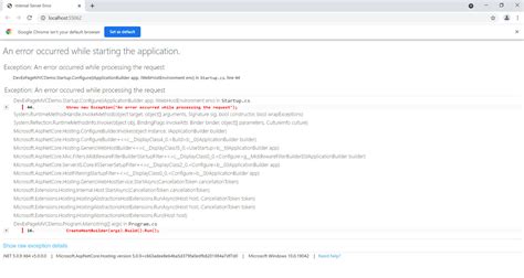 How To Use The Developer Exception Page In Aspnet Core Mvc Infoworld