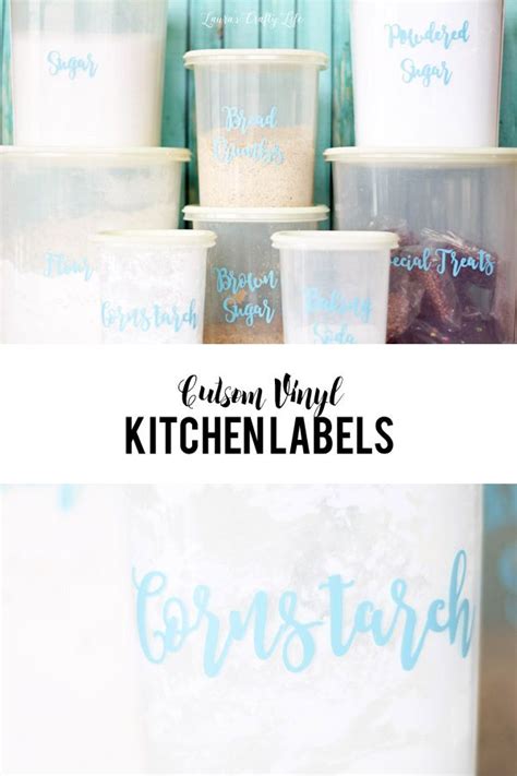 Custom Vinyl Kitchen Labels Kitchen Labels Custom Vinyl Vinyl Pantry Labels
