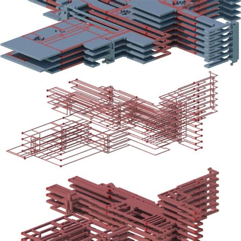 Extracting Spatial Network Of The Building Top Continuous Version Download Scientific