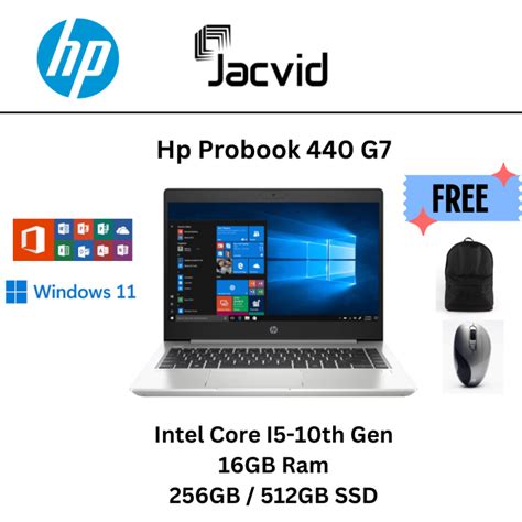 Hp Probook G I Th Gen Gb Ram Gb Ssd Gb Ssd Hd Window Pro Lazada