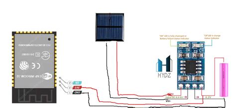 Branchement Esp32 Sur Batterie Et Panneau Solaire Avec Un Cn3163 Français Arduino Forum