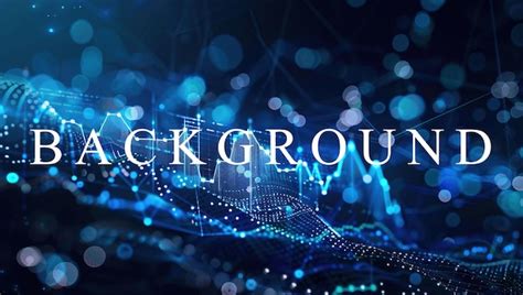 Abstract Blue Data Visualization With Bokeh Premium Ai Generated Psd