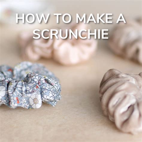 How To Make A Diy Scrunchie Out Of A T Shirt Artofit