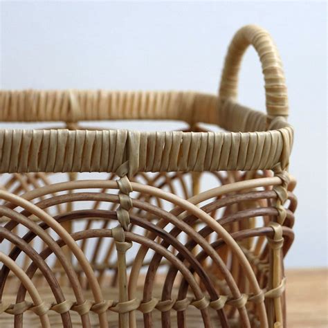 Rectangular Storage Basket Large Woodies