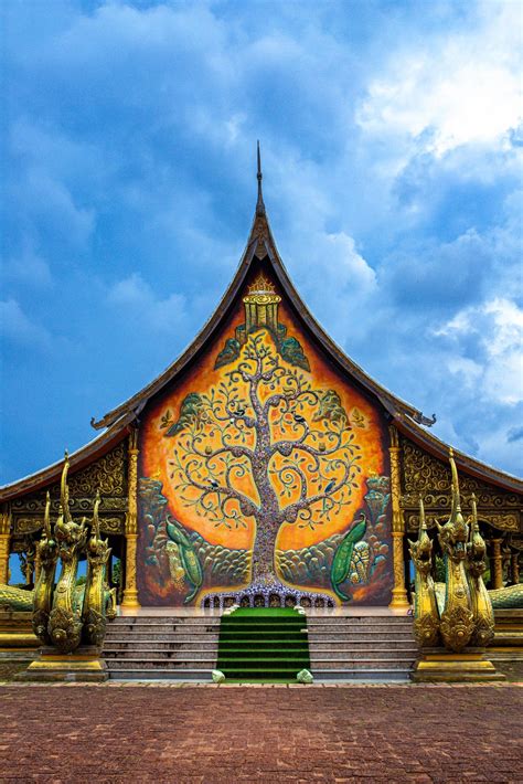 Sirindhorn Wararam Phu Prao Temple Of Thailand A Unique Image Is A