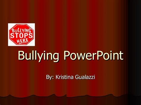 Bullying Powerpoint