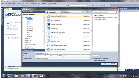 Use Window Form Button And Label Control In Vbnet