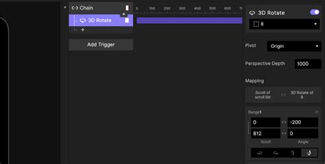 Create A Scrolling Vertical List With 3d Rotate Protopie