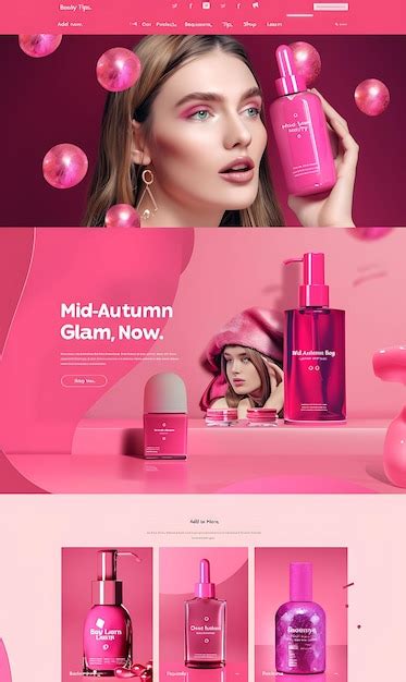Bold Layout Web With Color Blocking Effect Vibrant Website L Autumn