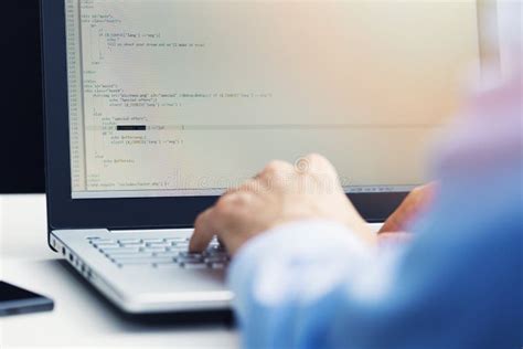 Professional Development Programmer Working In Programming Website A Software And Coding