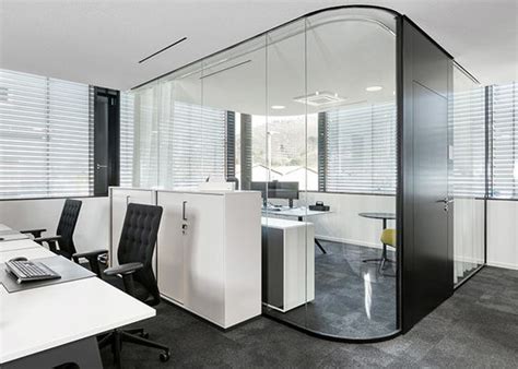 Framed Frameless Glass Partition Wall System Cutsomized For