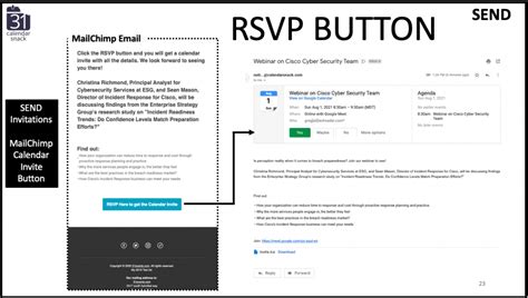 RSVP Button Events