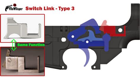 Ar15 Drop In Auto Sear Swift Link Type 1 2 3 Stainless Steel