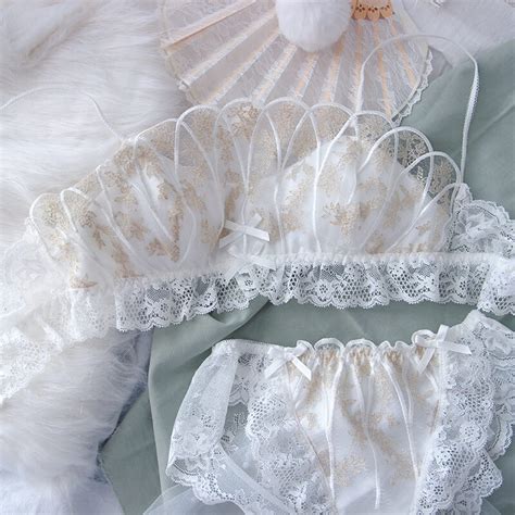 Shell Lace Flower Lingerie Se21749