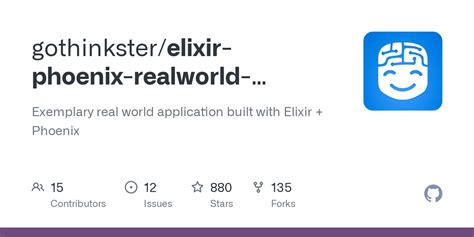 github gothinkster elixir phoenix realworld example app exemplary real world application