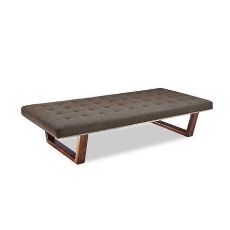 Edison Bench American Leather Penny Mustard