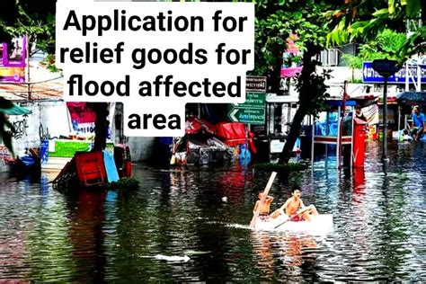 Application For Relief Goods For Flood Affected People Curiosityn