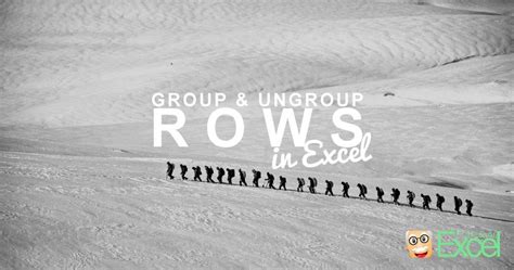 How To Hide And Group Rows And Columns In Excel