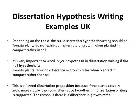 Ppt Get Online Dissertation Hypothesis Writing Help By Uk Experts Powerpoint Presentation Id