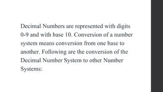 Conversion Of Number Systems Pptx